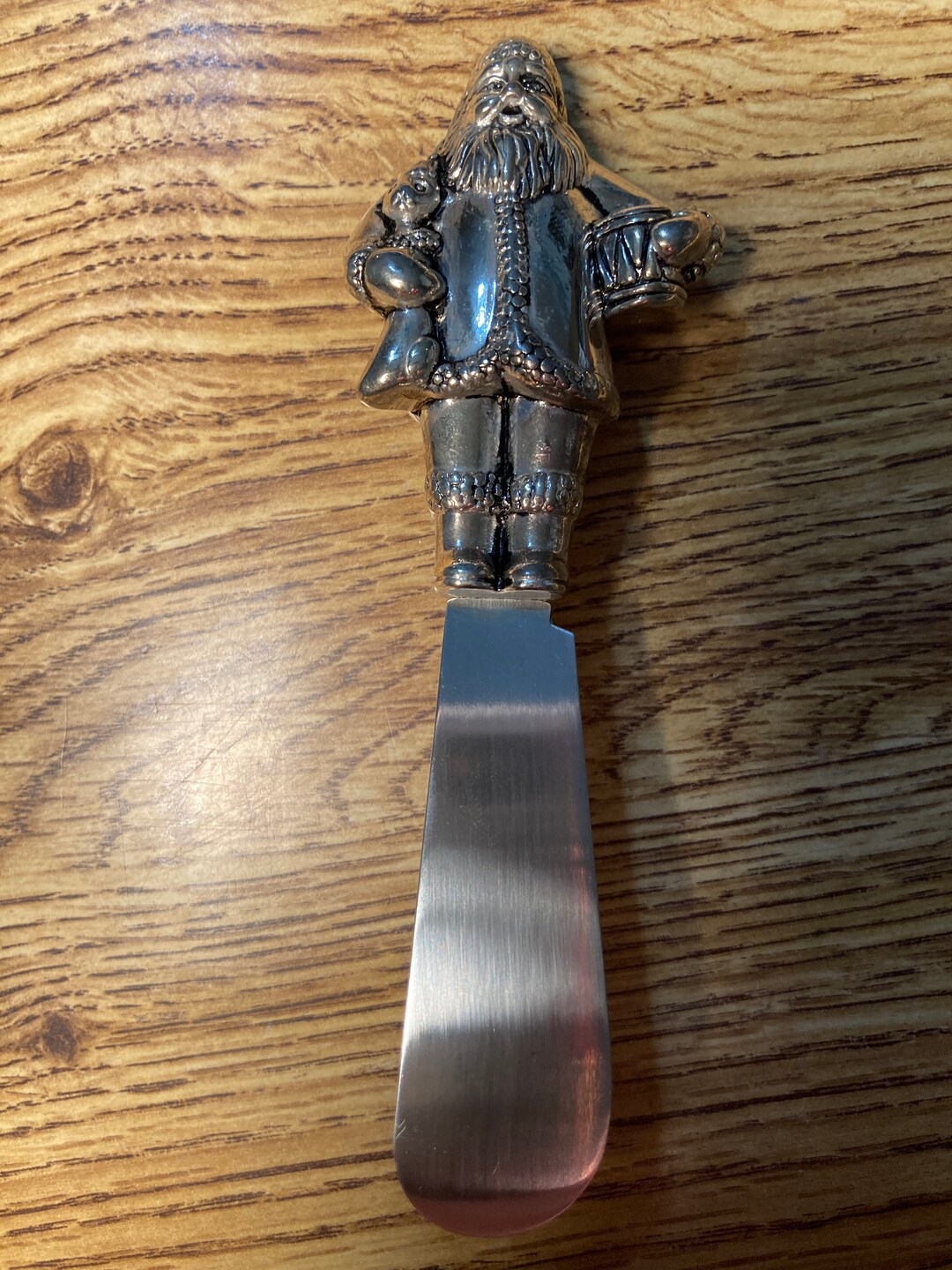 Christmas Themed Stainless Steel Cheese Butter Jam Jelly Spreader Santa ...