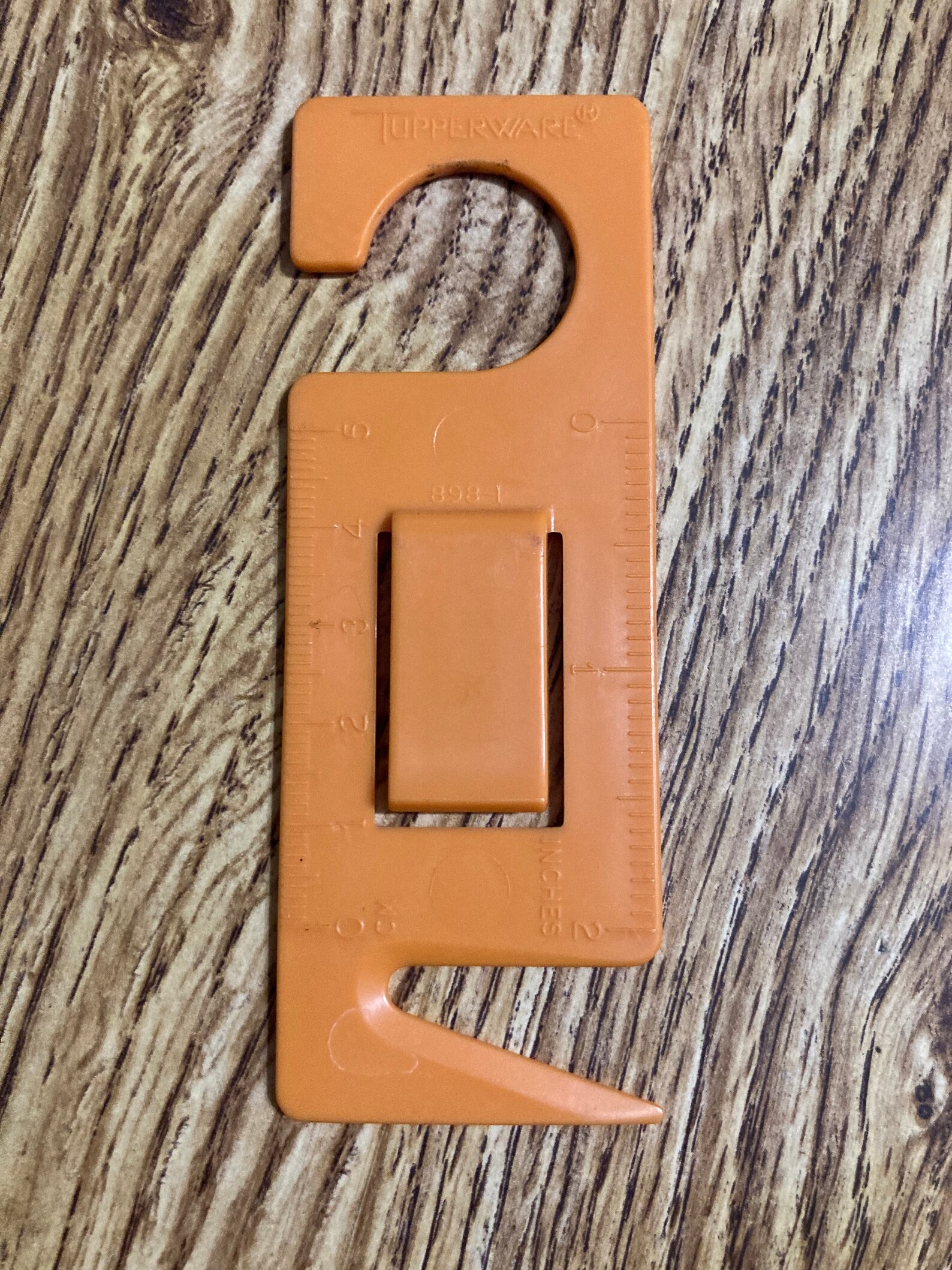 Vintage Tupperware Letter Opener Gadget Multi Tool Ruler Recipe Holder ...