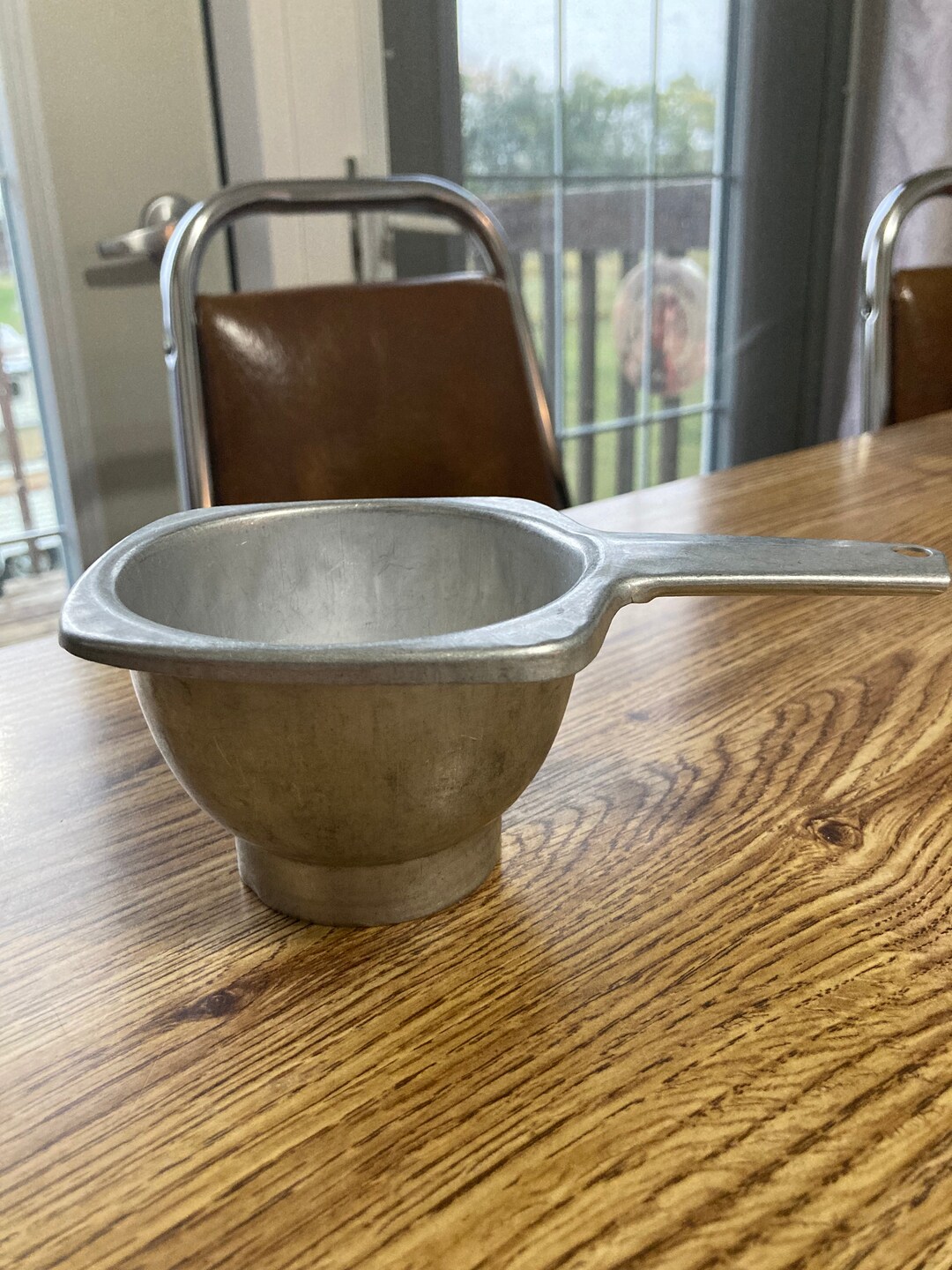 Vintage 1950s Aluminum Funnel Canning Jar Filler Hangable Kitchen ...