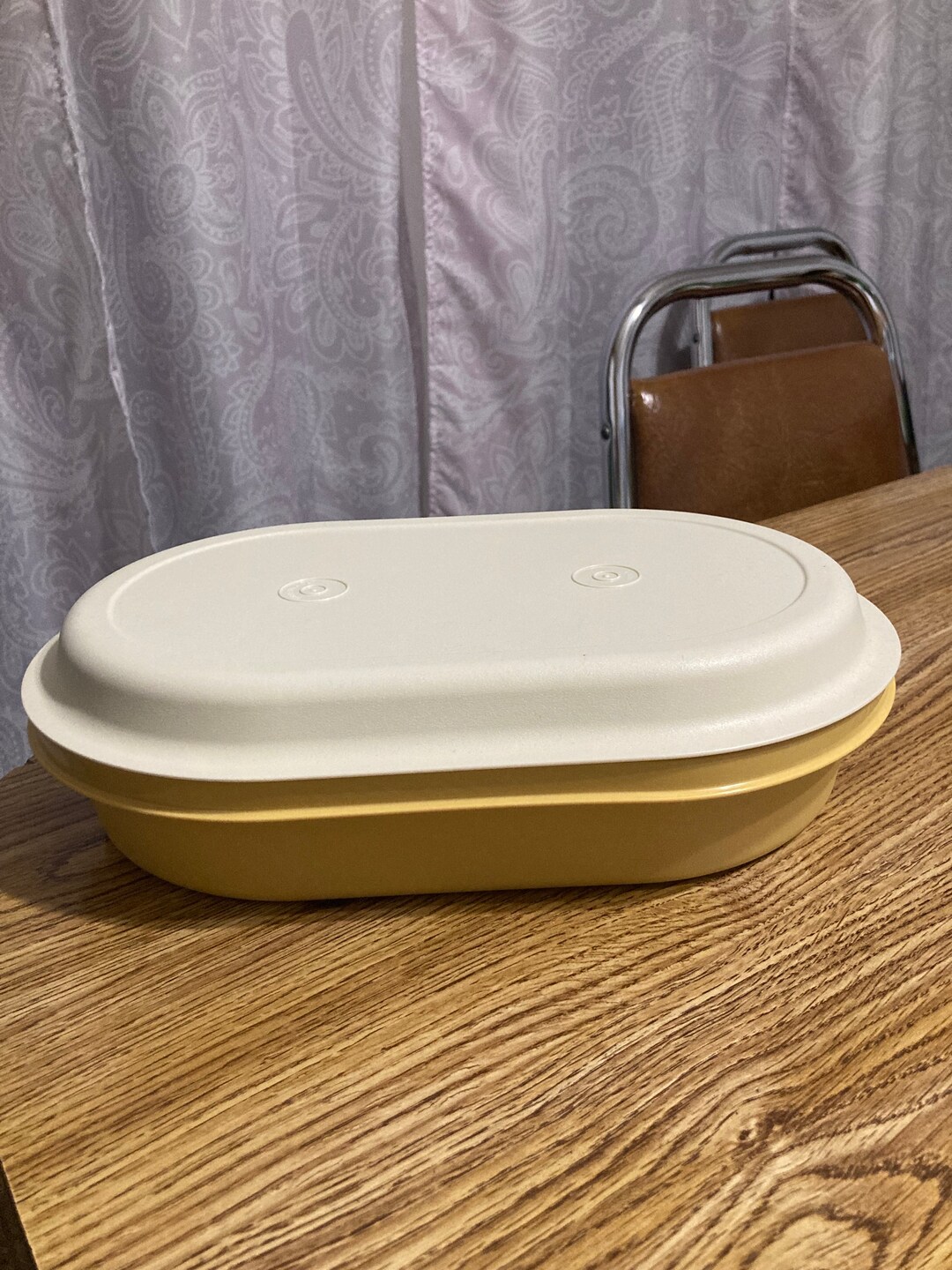 Vintage Tupperware Hot or Cold Server Keeper Oval 2 Piece Set 1328-6 ...