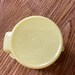 Vintage Tupperware Yellow Cream Container 3.5 Inches Tall Holds 2 Cups ...