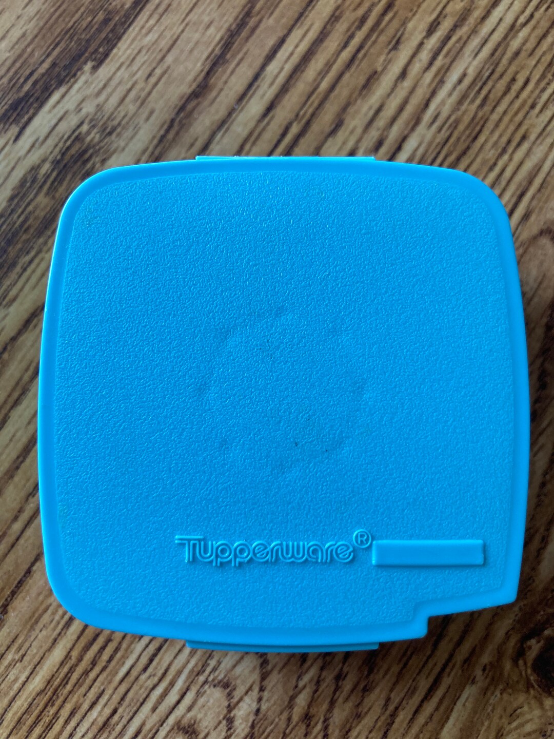 Vintage Blue Tupperware Label Dispenser Holder for Canning Organizing ...