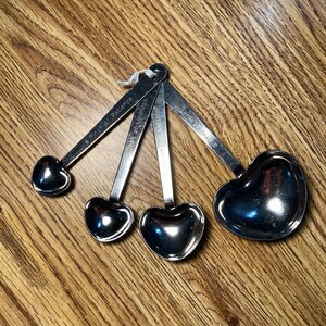 Unique Heart Shaped Measuring Spoons a Pinch of Patience is 1/4 Tsp a ...