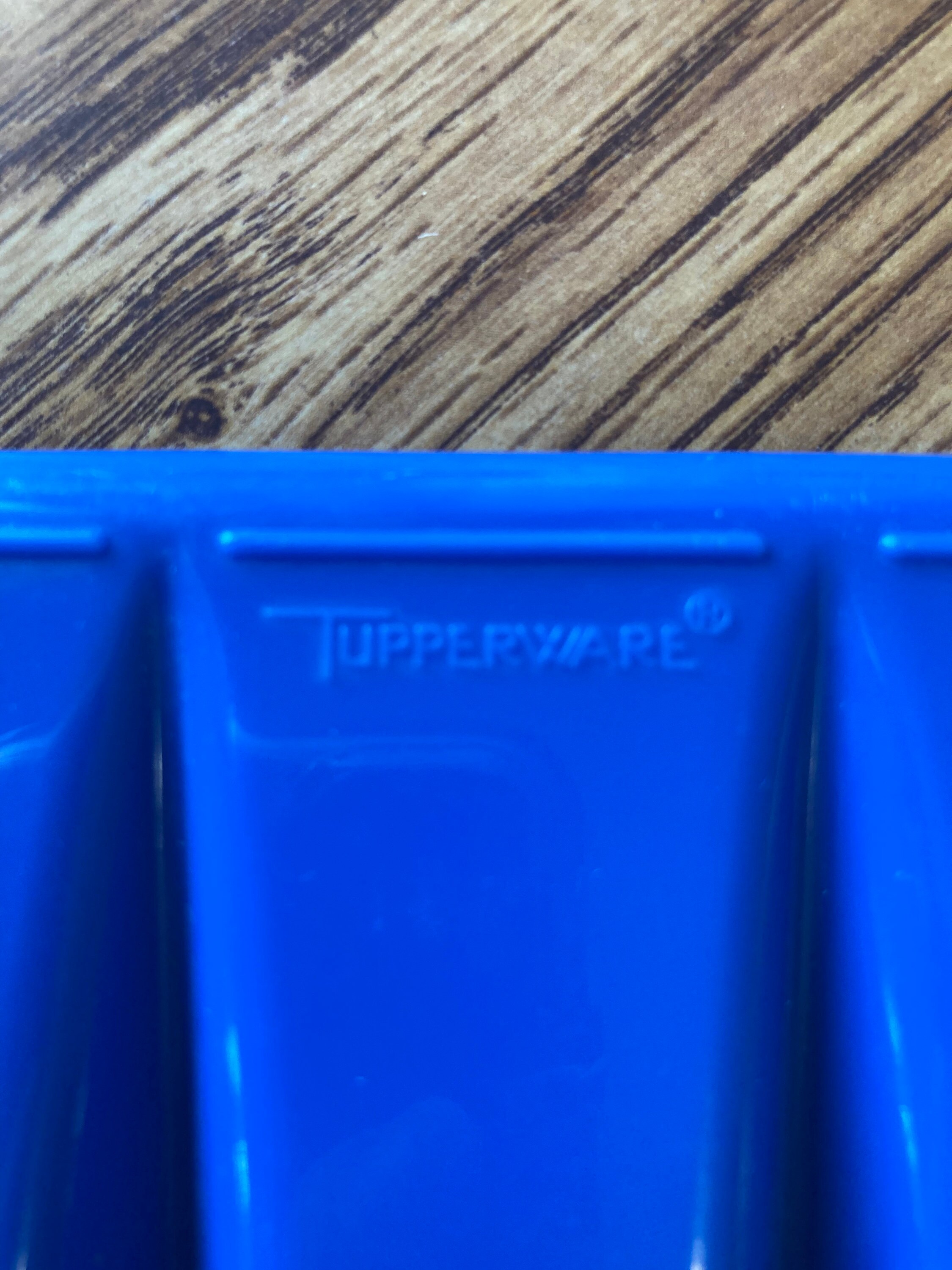 Vintage Tupperware Blue Soap Dish Tray Scouring Pad Holder Measures 4 X ...