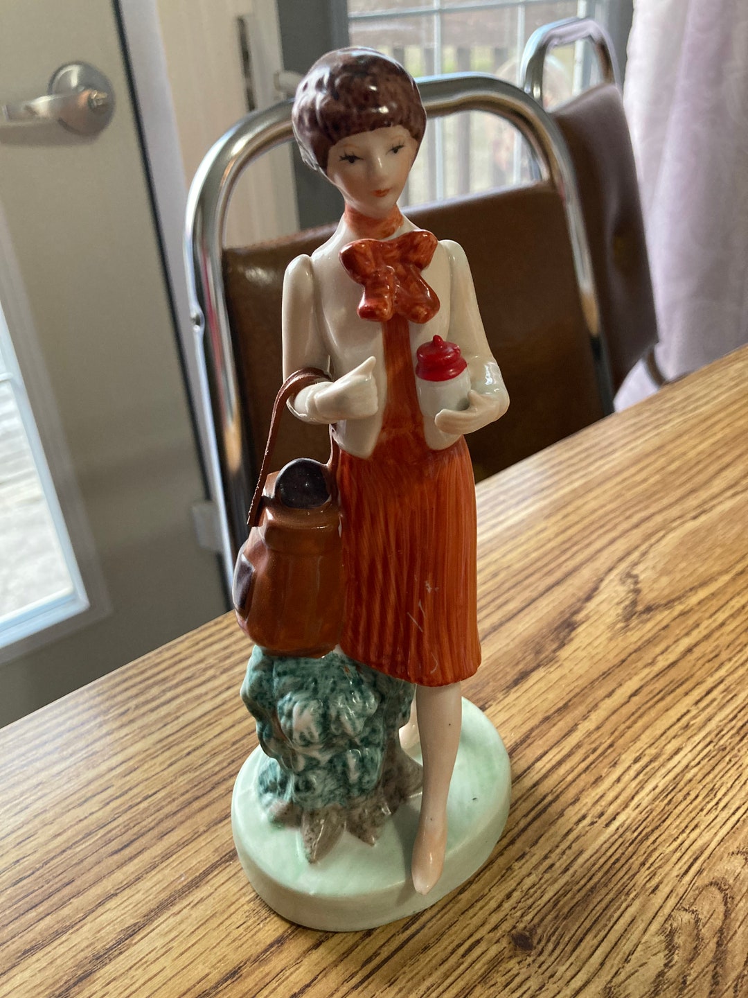 Vintage 1960s Ceramic Tupperware Business Lady Figurine 7.75 - Etsy