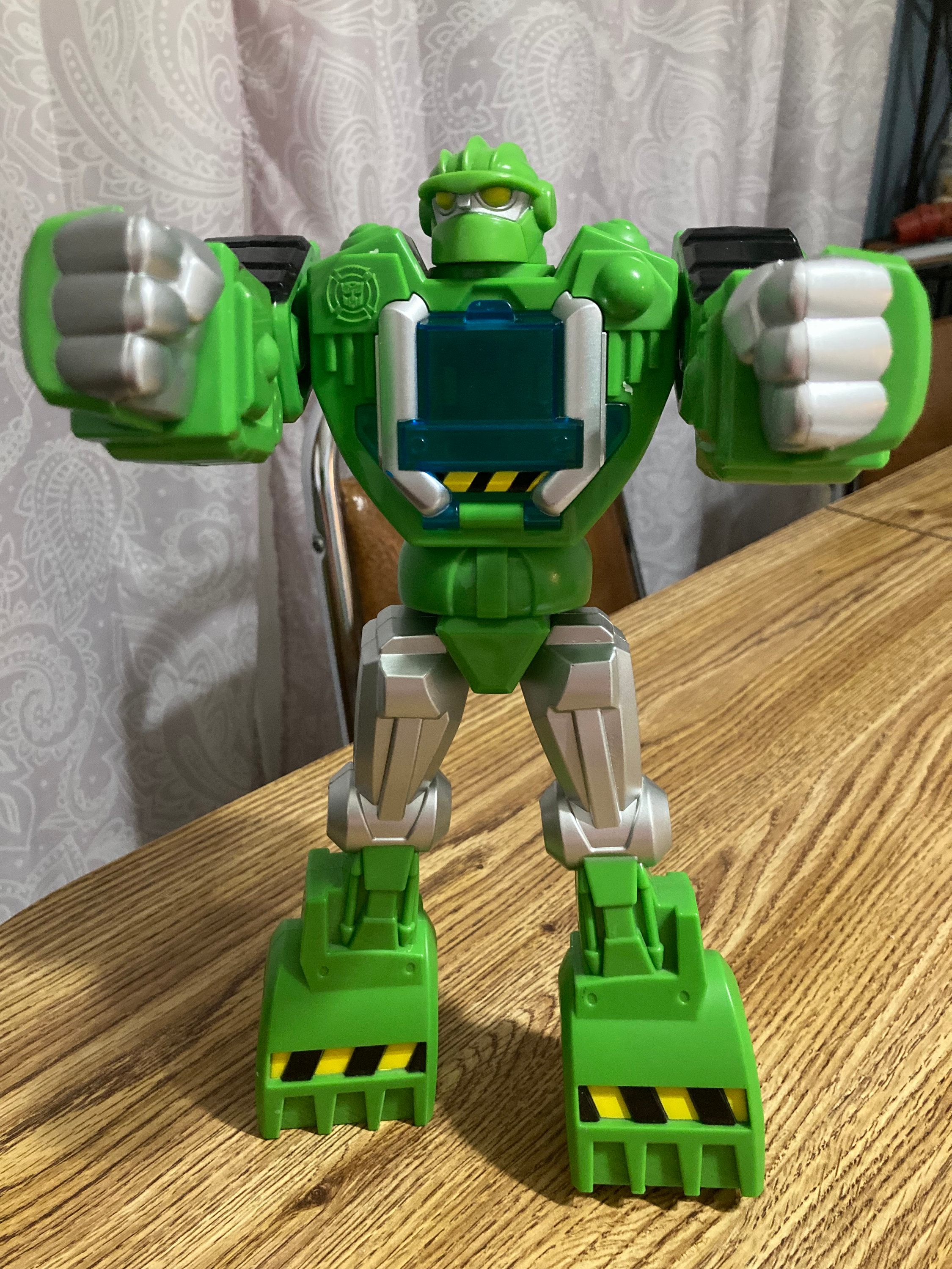 Hasbro Transformer Rescue Bot Figure Green Black Grey Plastic Moveable ...