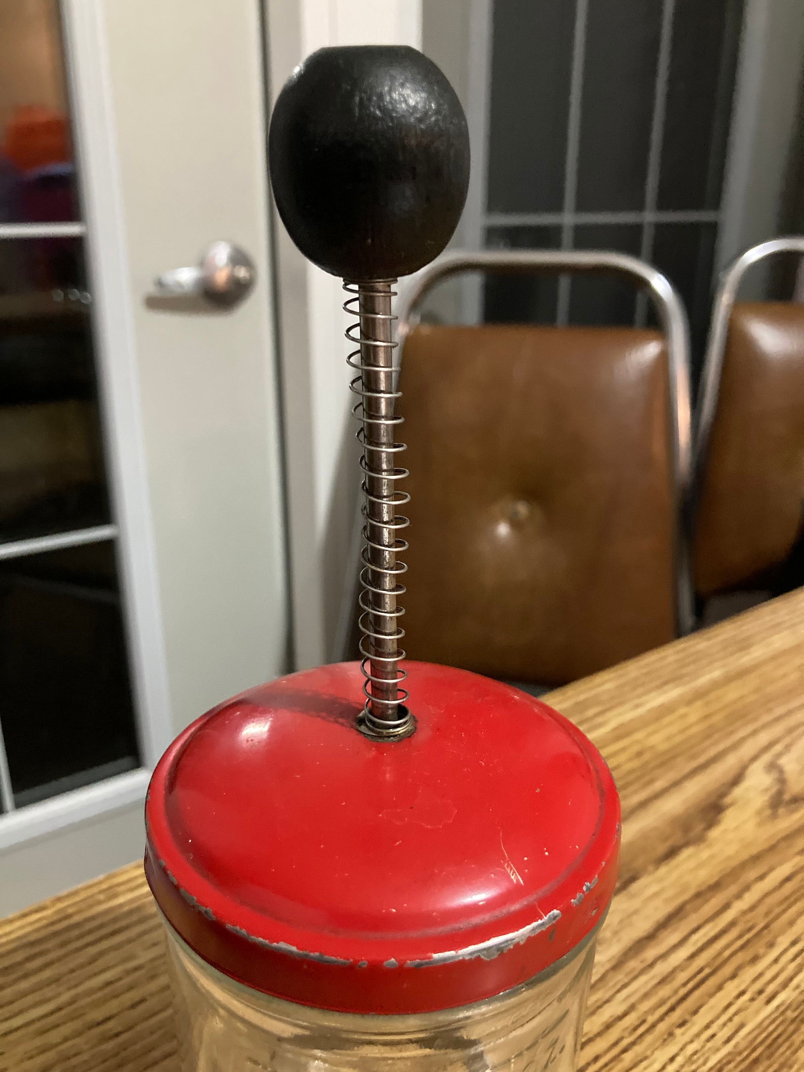 Vintage Androck Nut Chopper Food Chopper Made in Canada Glass Jar With ...