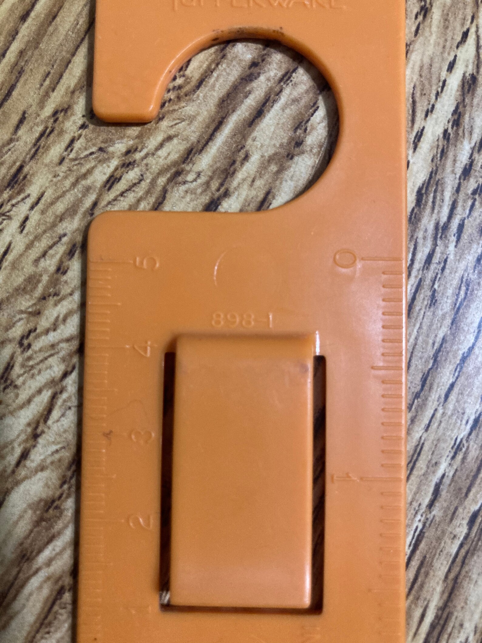 Vintage Tupperware Letter Opener Gadget Multi Tool Ruler Recipe Holder ...