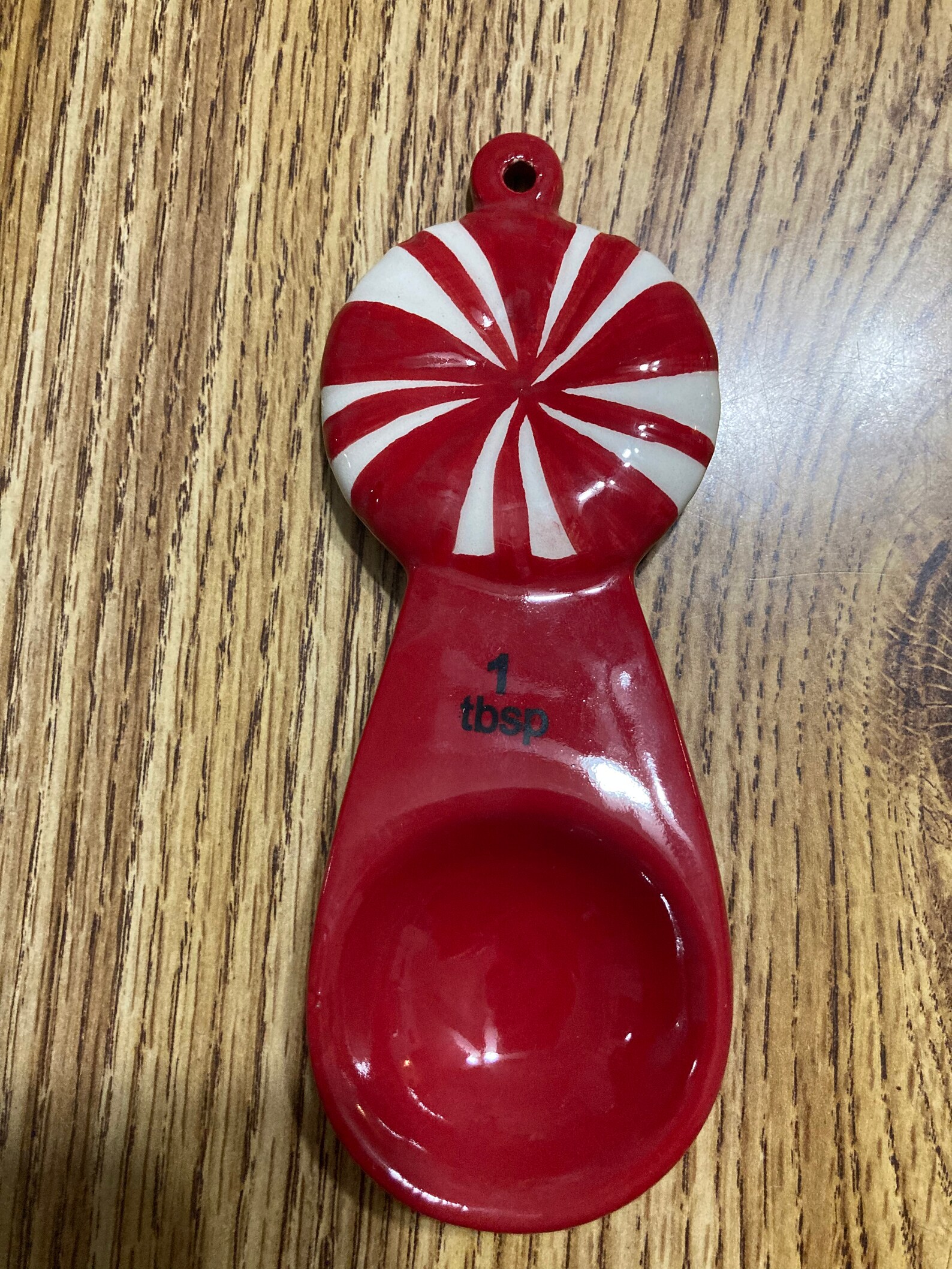 Christmas Holiday Measuring Spoons Set of Four 1 Tbsp 1 Tsp 1/2 Tsp 1/4 ...