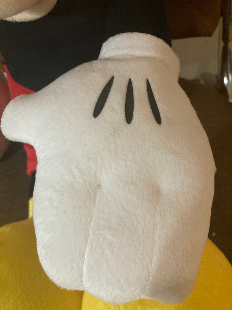 Disneys Lovable Mickey Mouse Character Plush Stuffie Stuffed Animal ...