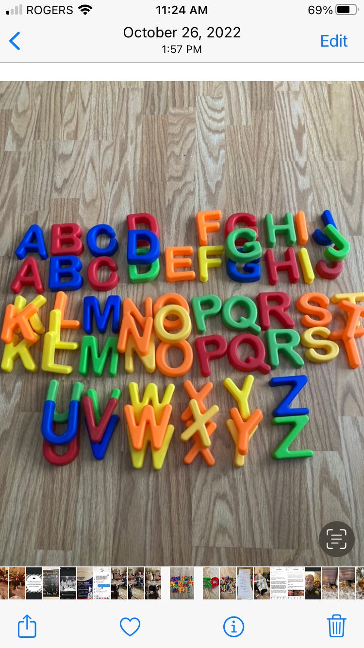 64 Colourful Letters for Children to Learn Grow Develop Skills Have Fun ...