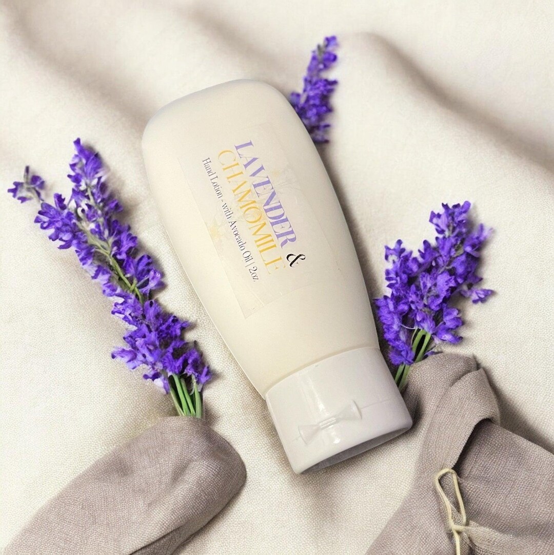 Lavender & Chamomile Body Lotion for Sensitive Skin 2oz - Etsy