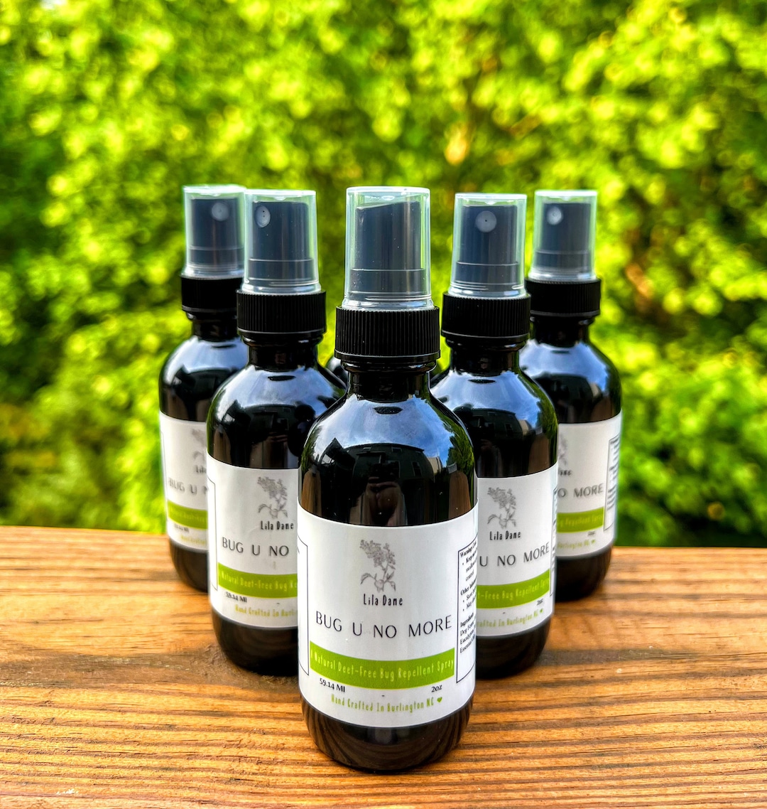 All-natural Deet-free Bug Repellent Spray – Herbal Formula With Dog ...