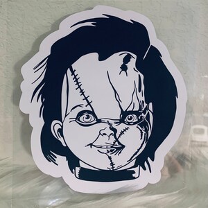 Chucky Car Window Decal Halloween Decal Scary Decal - Etsy