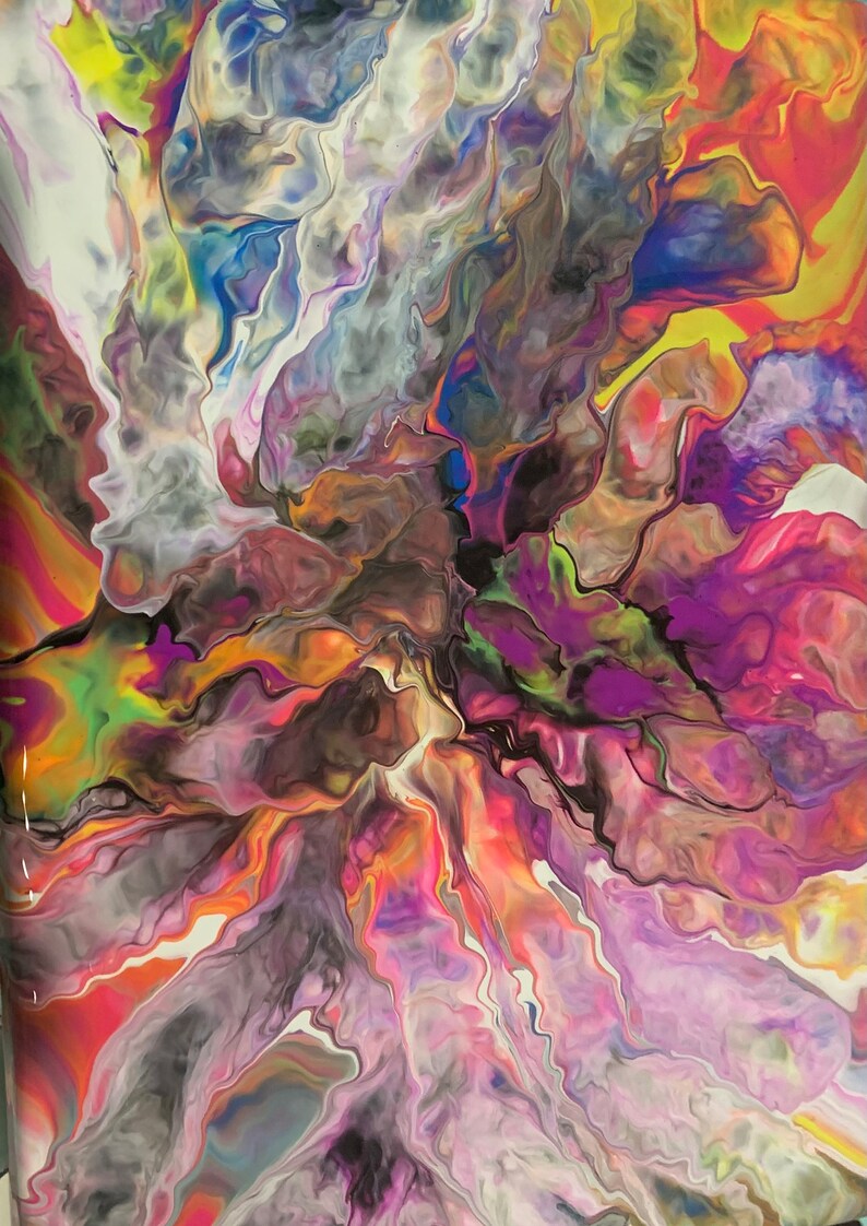 Acrylic Paint Pouring Kit Premixed Paint Pour Acrylic Kit Ready to Pour ...