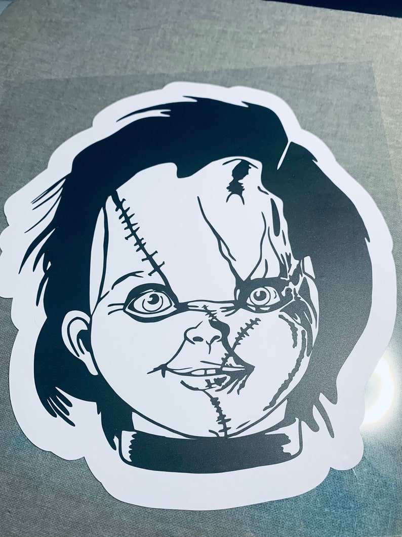 Chucky Car Window Decal Halloween Decal Scary Decal - Etsy