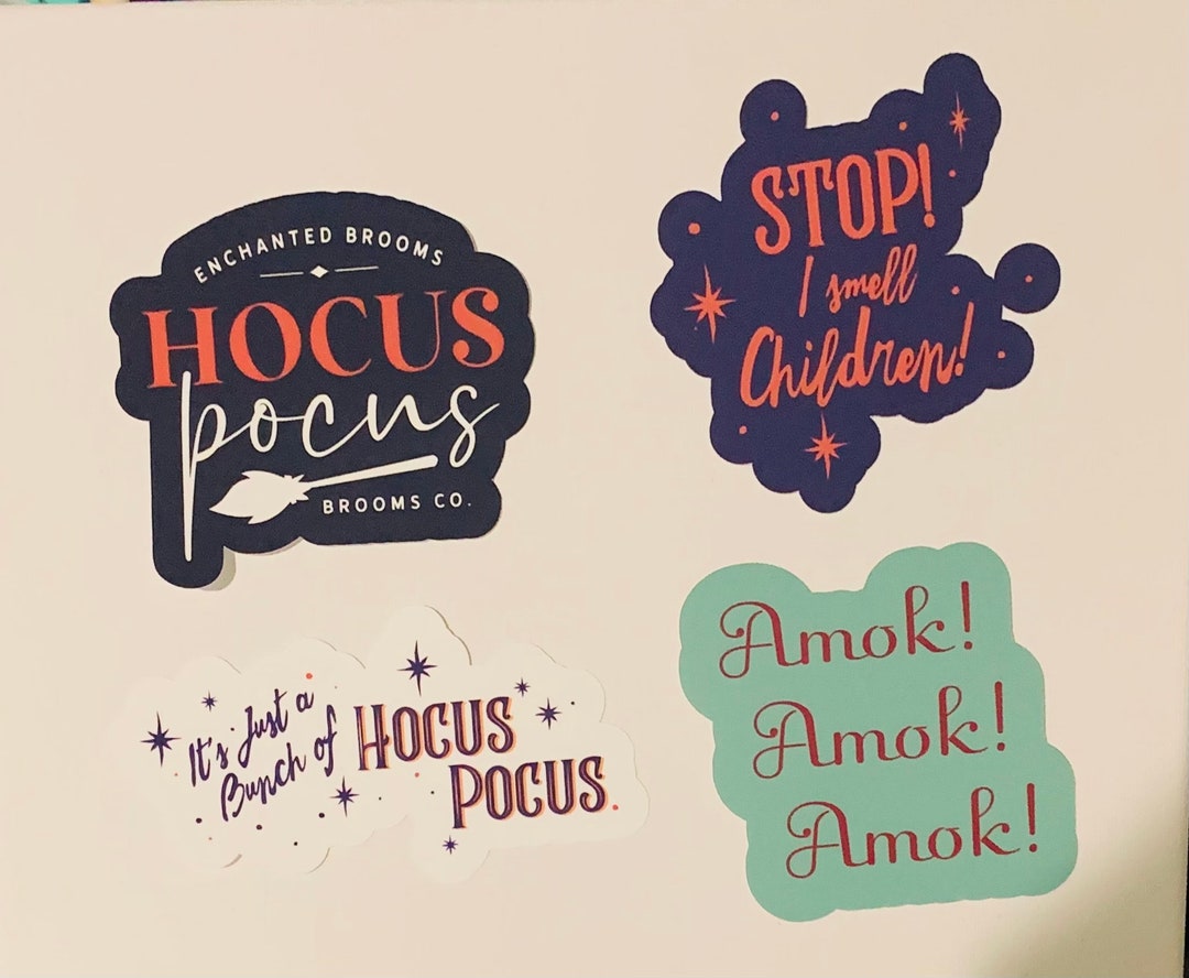Hocus Pocus Stickers, Handmade Stickers, Movie Sayings, Halloween ...