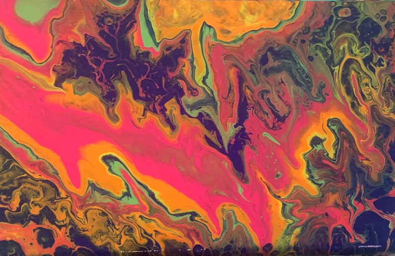 Acrylic Paint Pouring Kit Premixed Paint Pour Acrylic Kit Ready to Pour ...