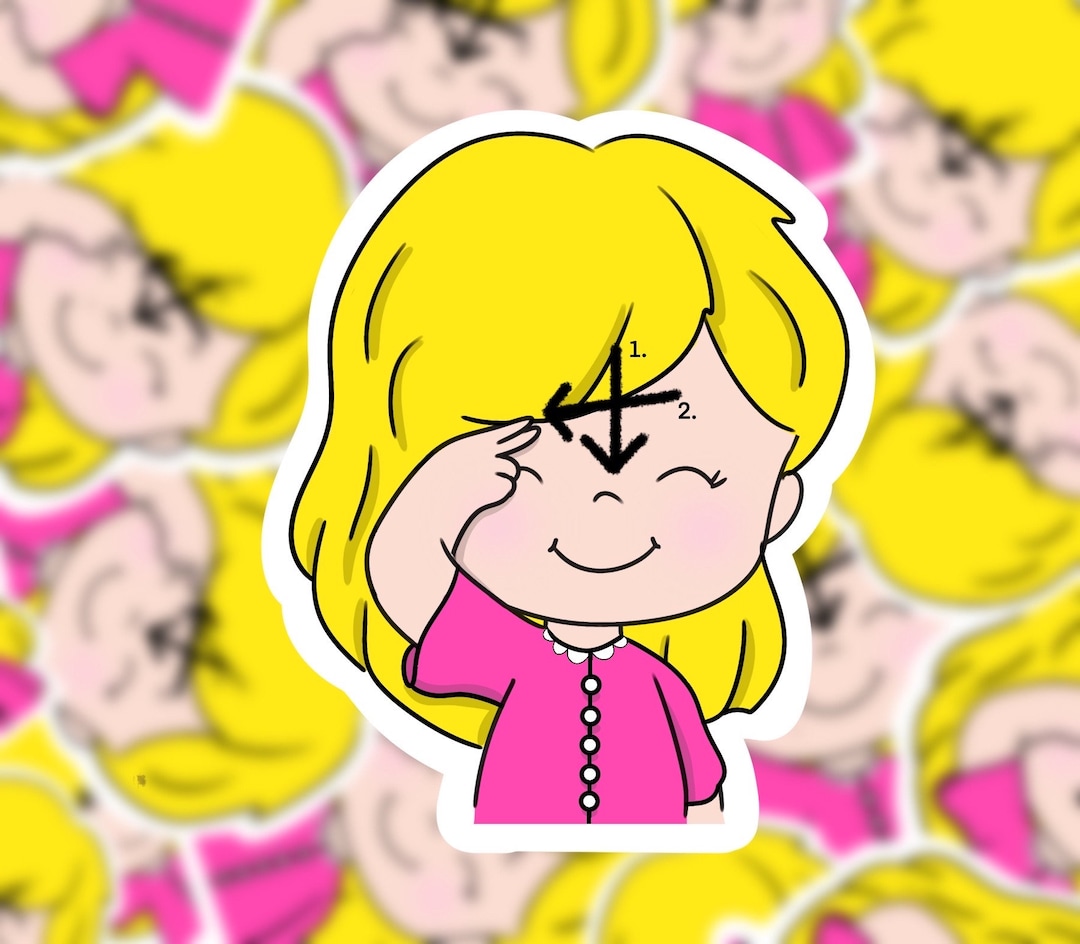 Catholic ASL Sign Language Vinyl Sticker - Etsy