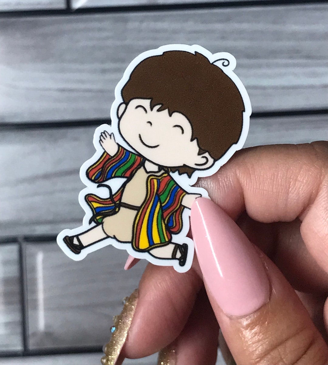 Joseph and the Colorful Coat Bible Catholic Sunday School Sticker - Etsy