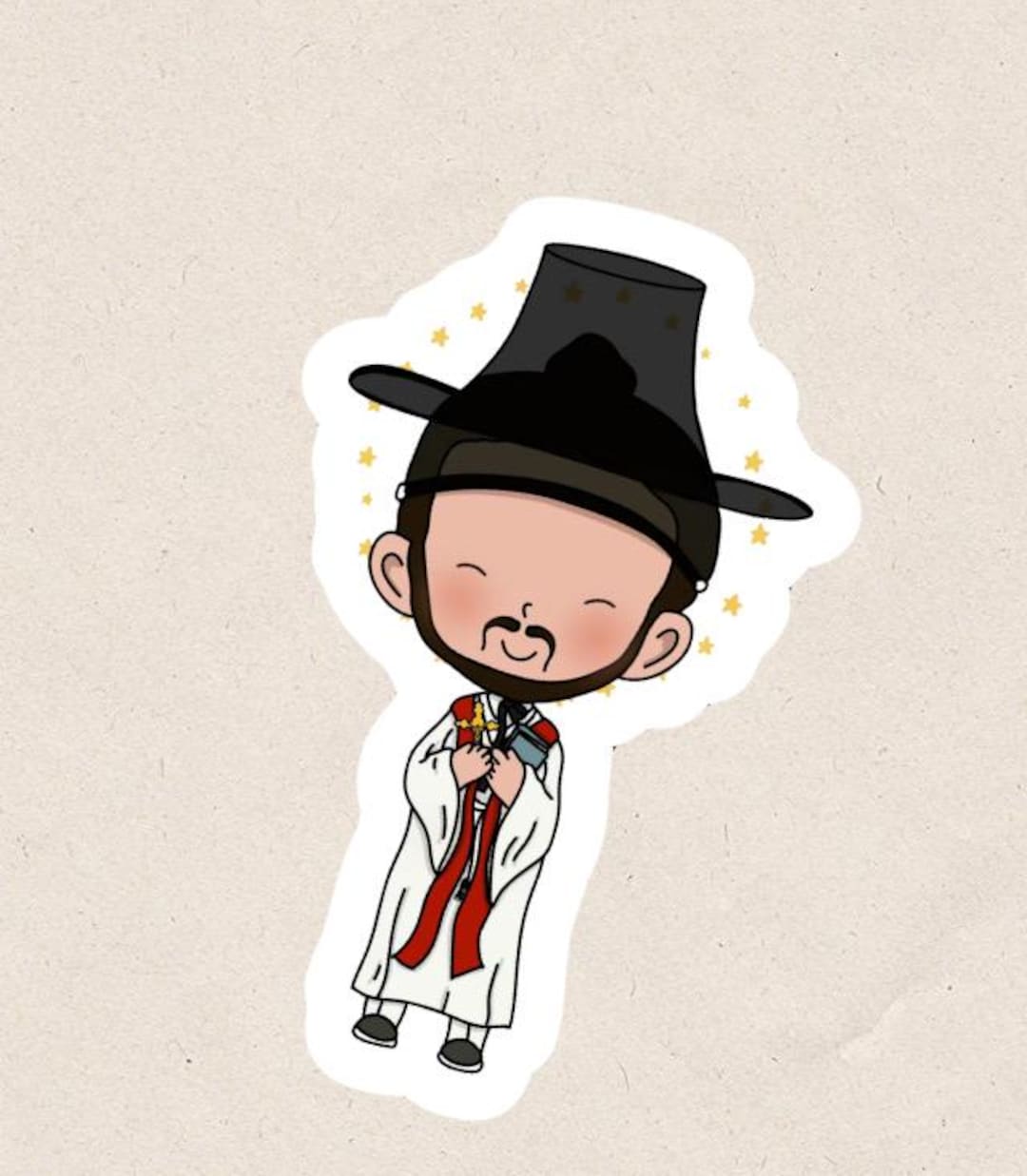 Saint Andrew Kim Taegon Catholic Sticker - Etsy