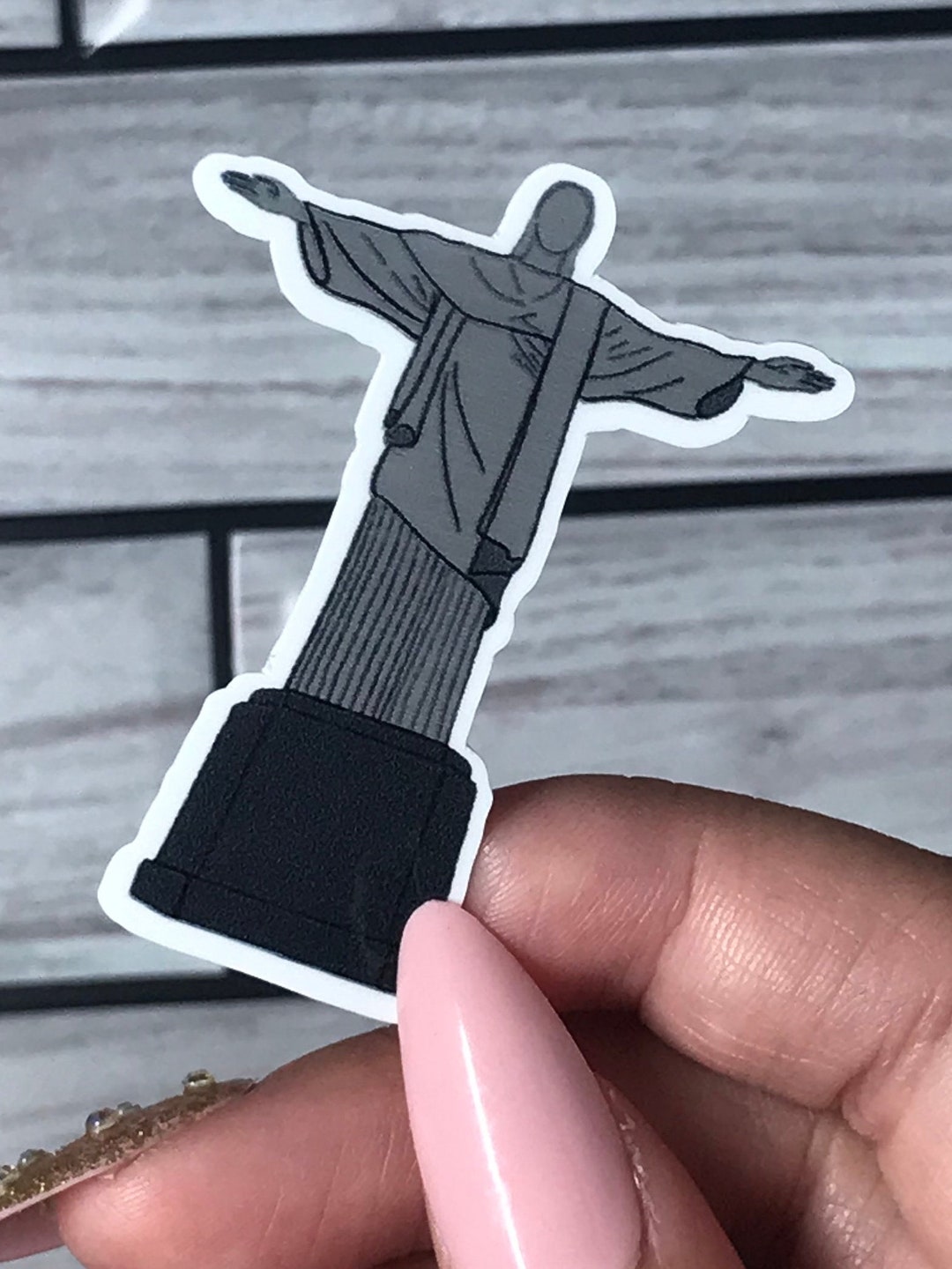 Christ the Redeemer Rio Statue Sticker - Etsy