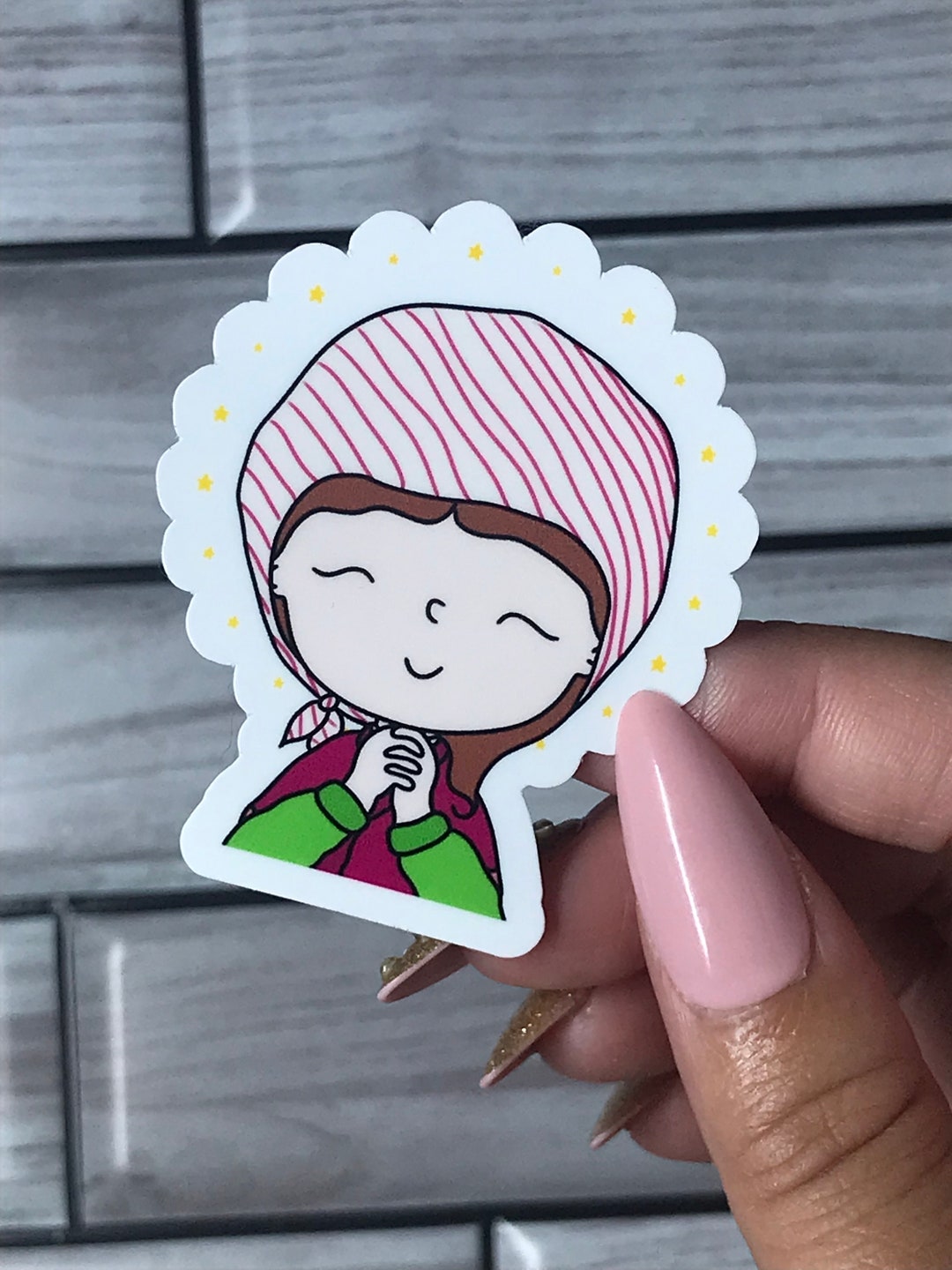 Saint Bernadette Sticker - Etsy