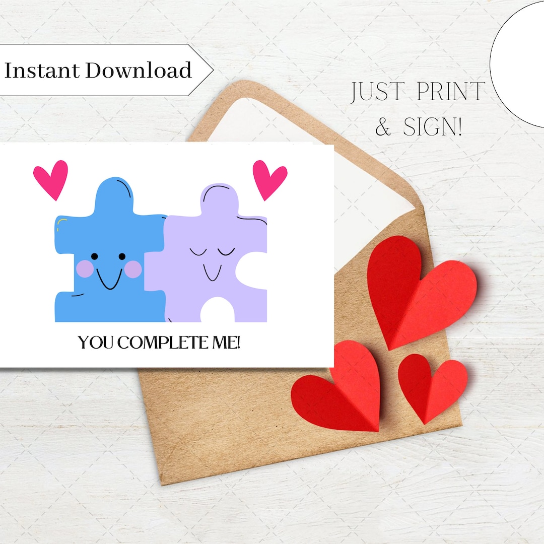 Printable Card Template Partner or Friend Appreciation Instant Digital ...