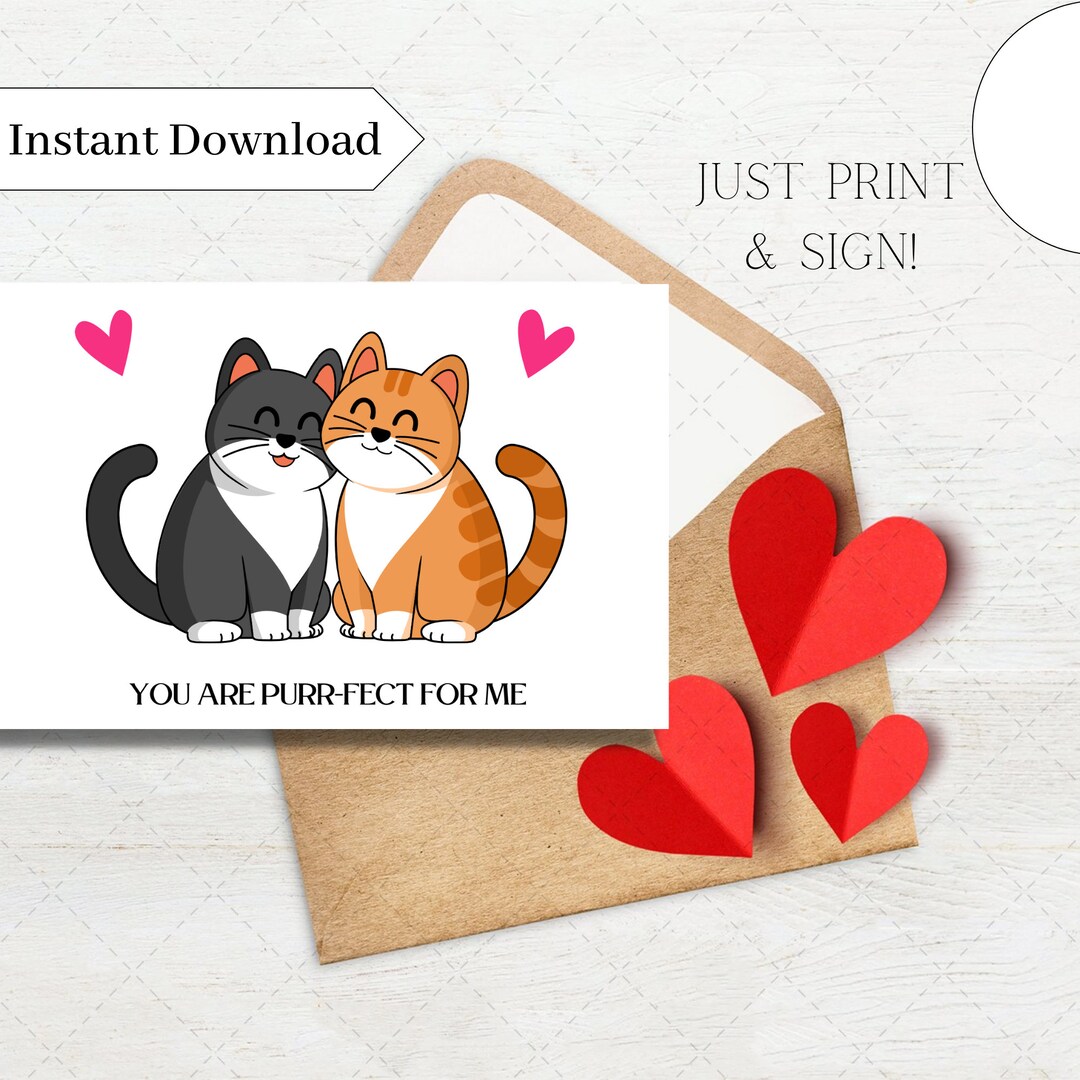 Printable Card Template Partner or Friend Appreciation Instant Digital ...