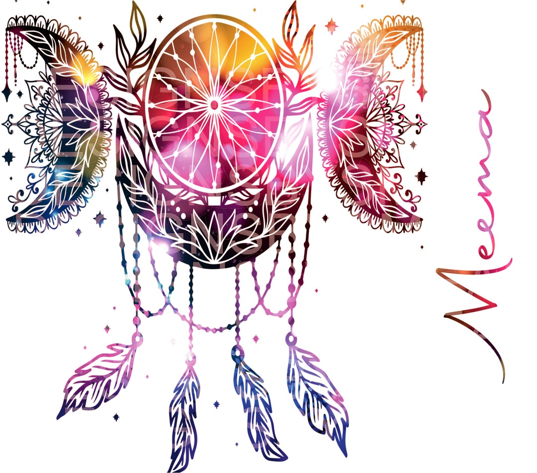 Meema Mothers Day Dream Catcher 15oz 20oz Skinny Tumbler Wrap for ...