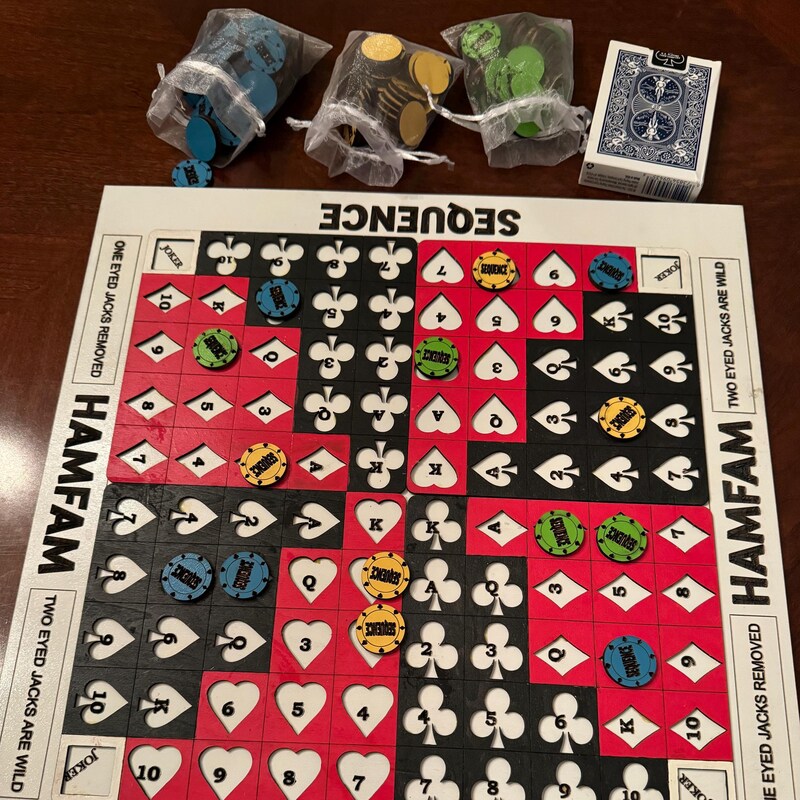 Sequence Game Board - Etsy