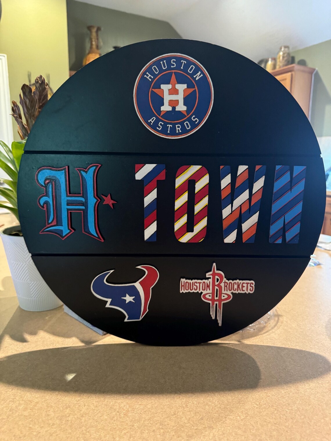 Houston Texans Astros and Rockets Sign for Man Cave - Etsy