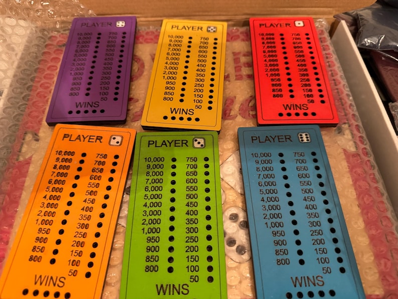 FARKLE Game. Scorecards Only - Etsy