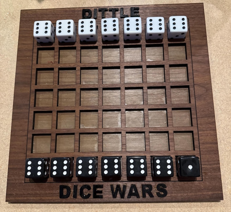 Dittle Dice Wars Game With Storage Box - Etsy
