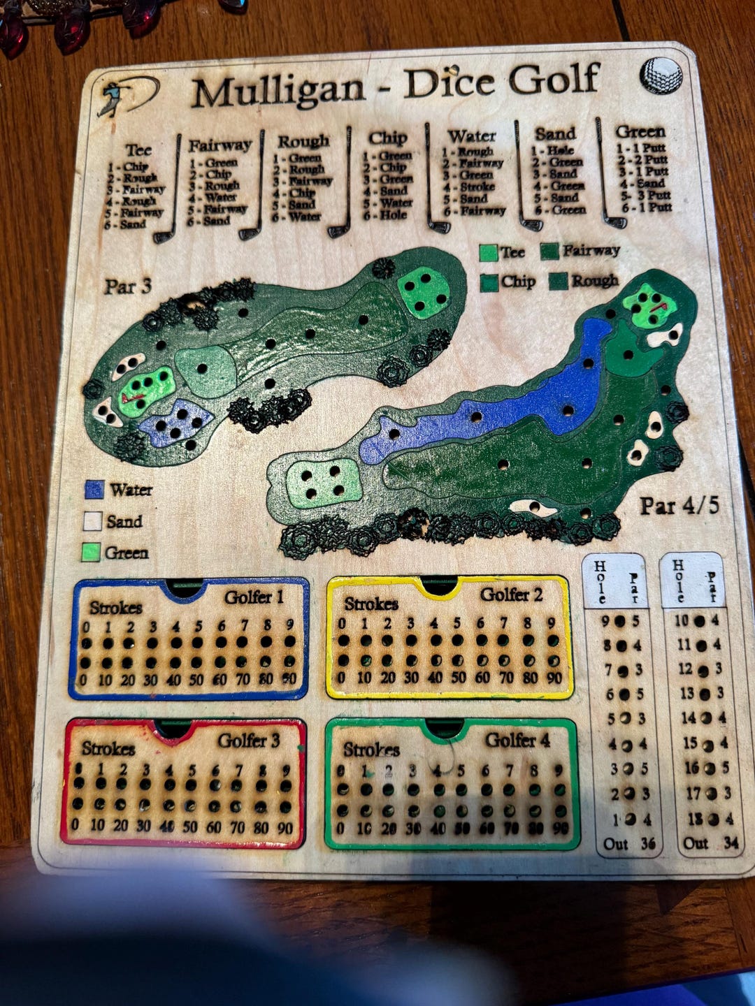 Mulligan Dice Golf 11 X 9 - Etsy