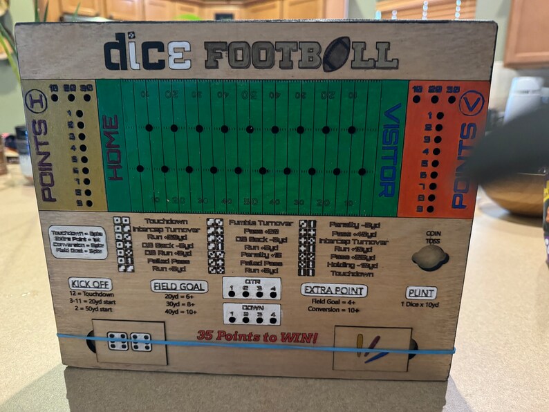 Tabletop/dice Football - Etsy