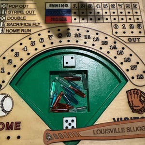 Tabletop Baseball Game 11x10 - Etsy