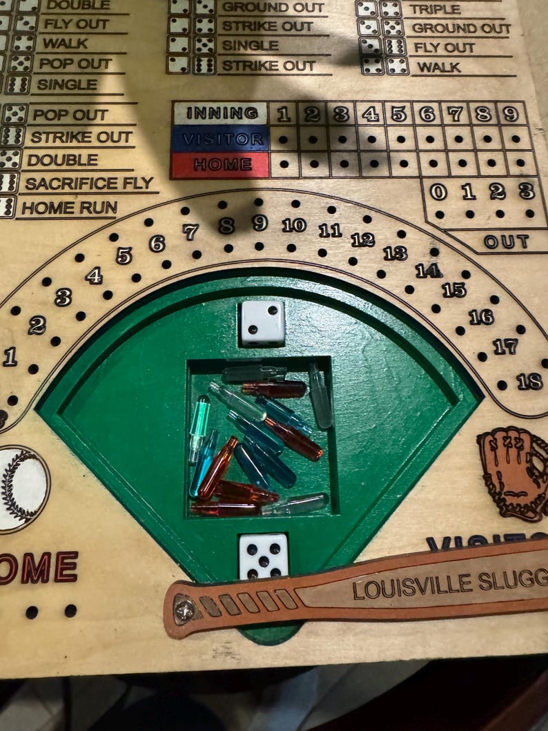 Tabletop Baseball Game 11x10 - Etsy Canada