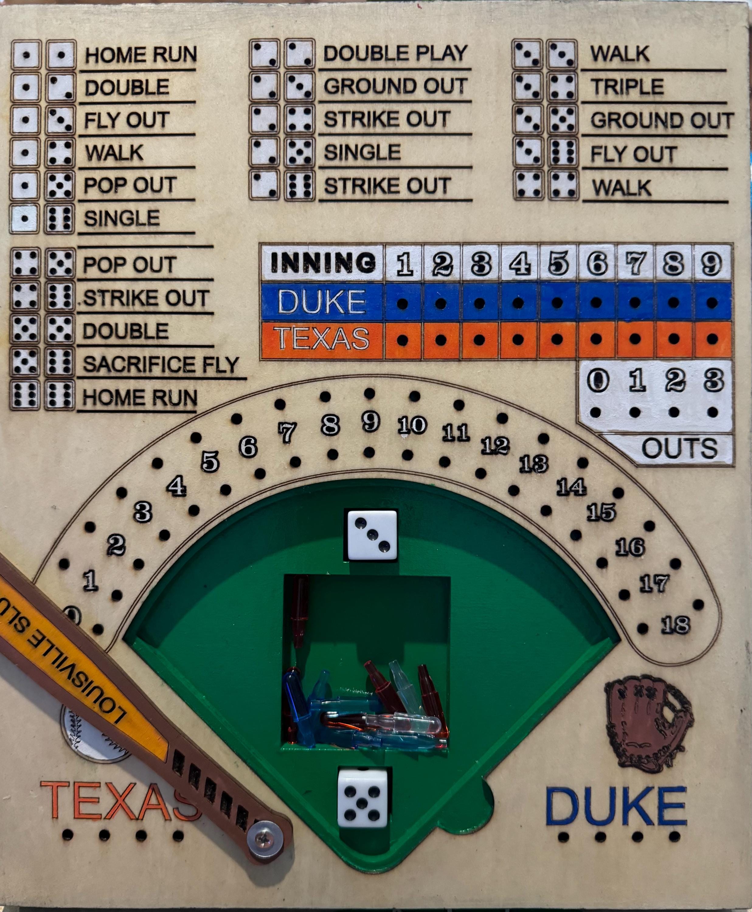 Tabletop Baseball Game 11x10 - Etsy
