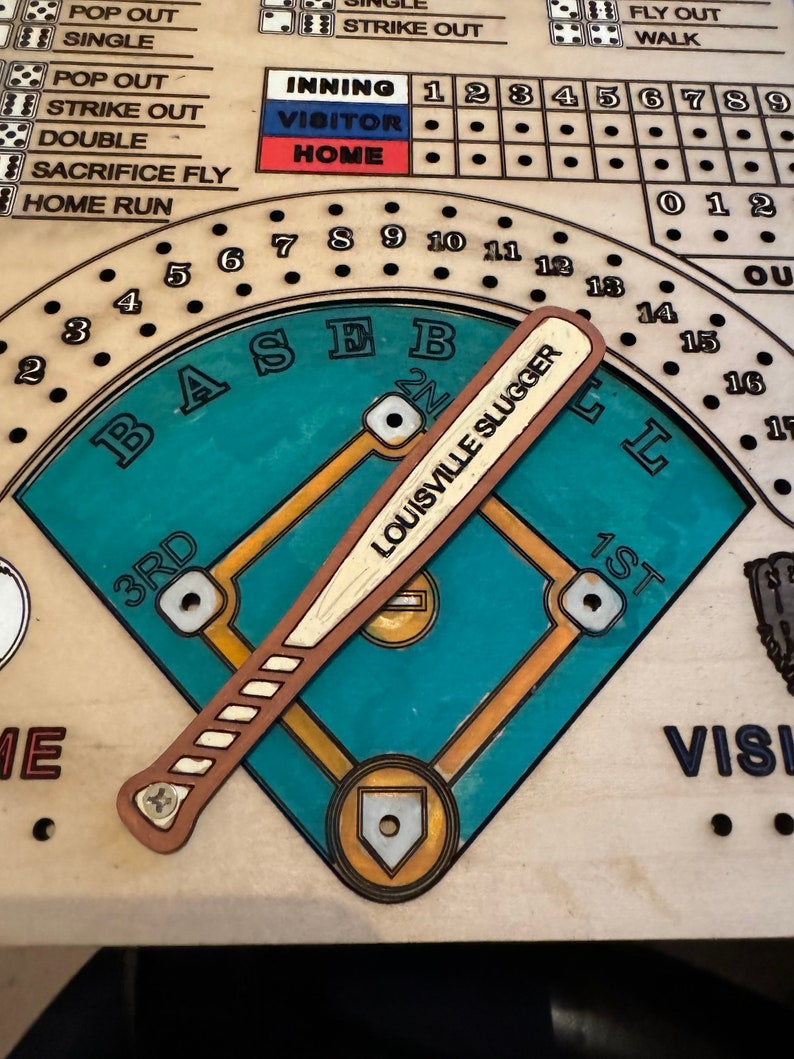Tabletop Baseball Game 11x10 - Etsy