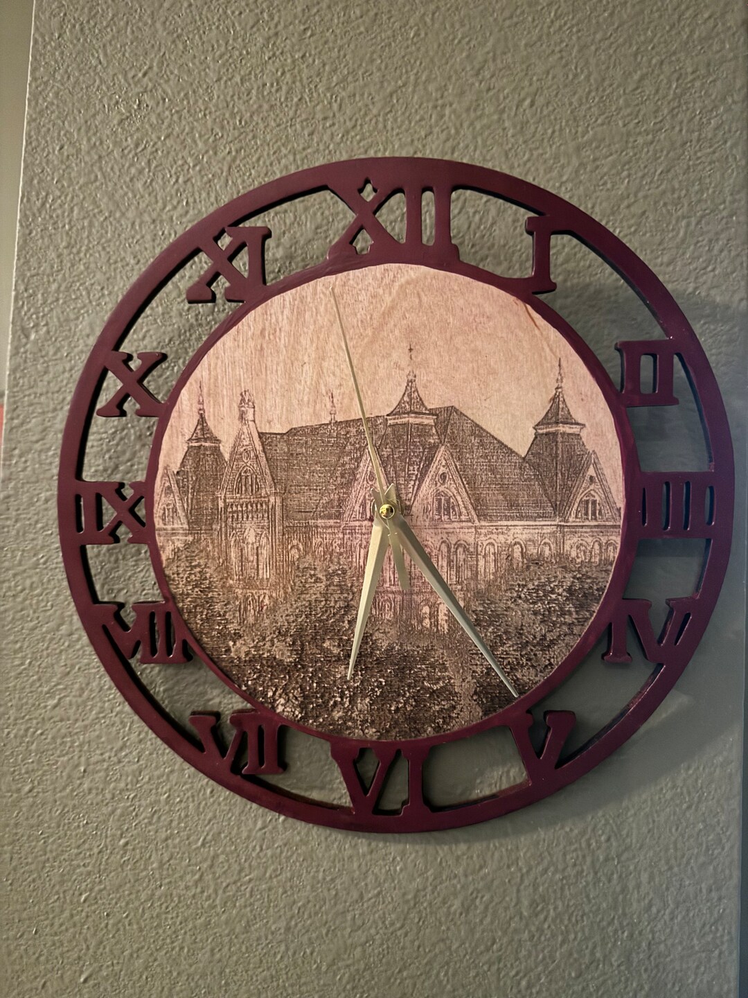 Texas State University Clock - Old Main. (SWT) - Etsy