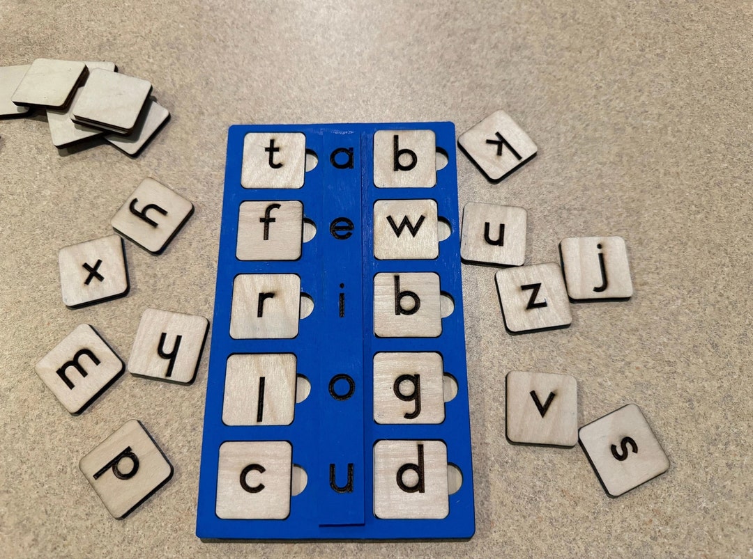 Cvc-consonant Vowel Consonant - 3 Letter Word Games - Etsy