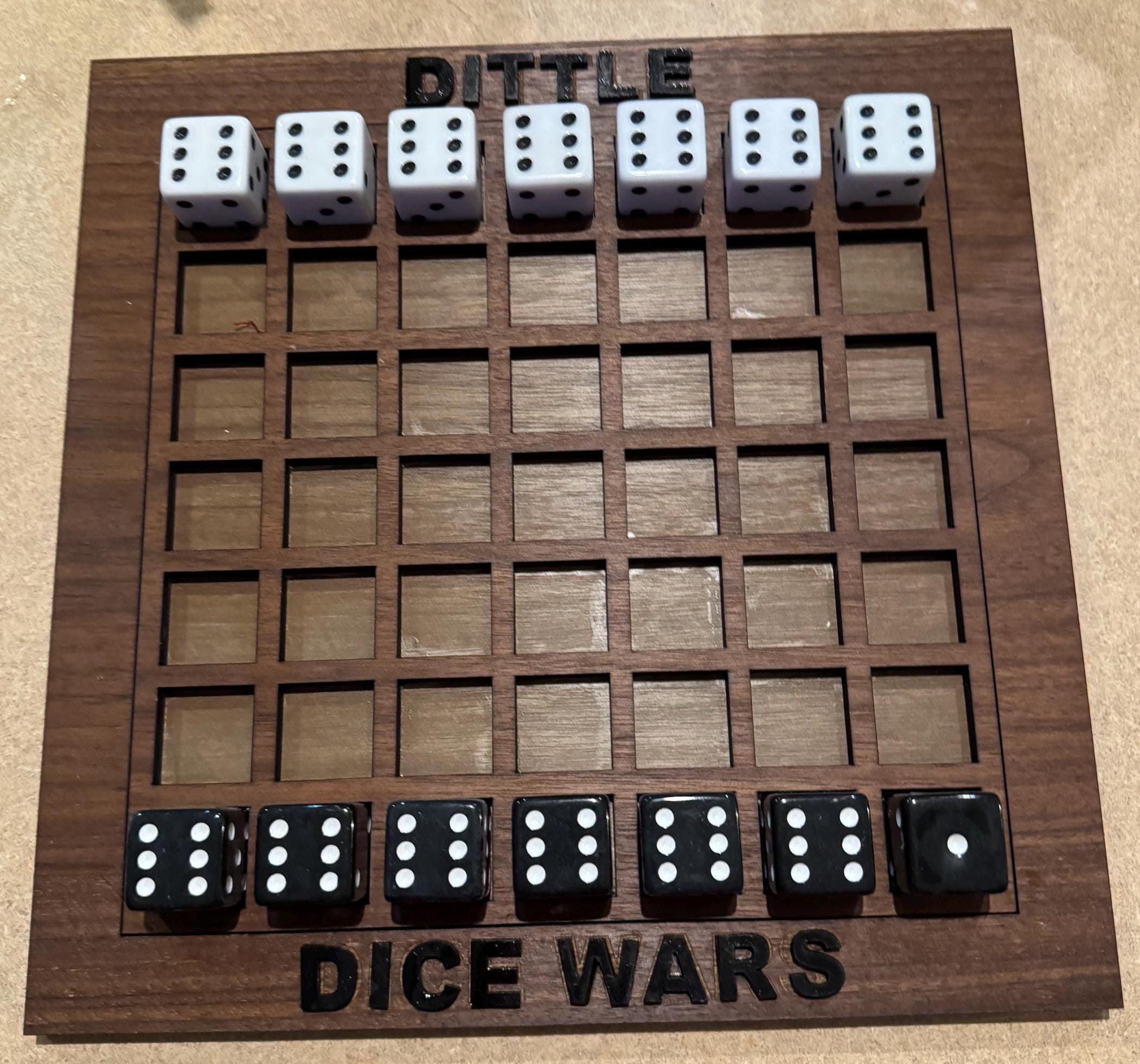 Dittle Dice Wars Game With Storage Box - Etsy