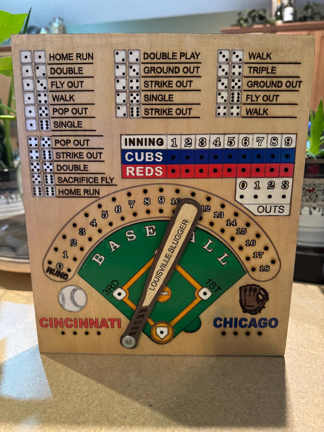 Tabletop Baseball Game 11x10 - Etsy