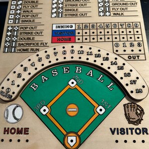 Tabletop Baseball Game 11x10 - Etsy