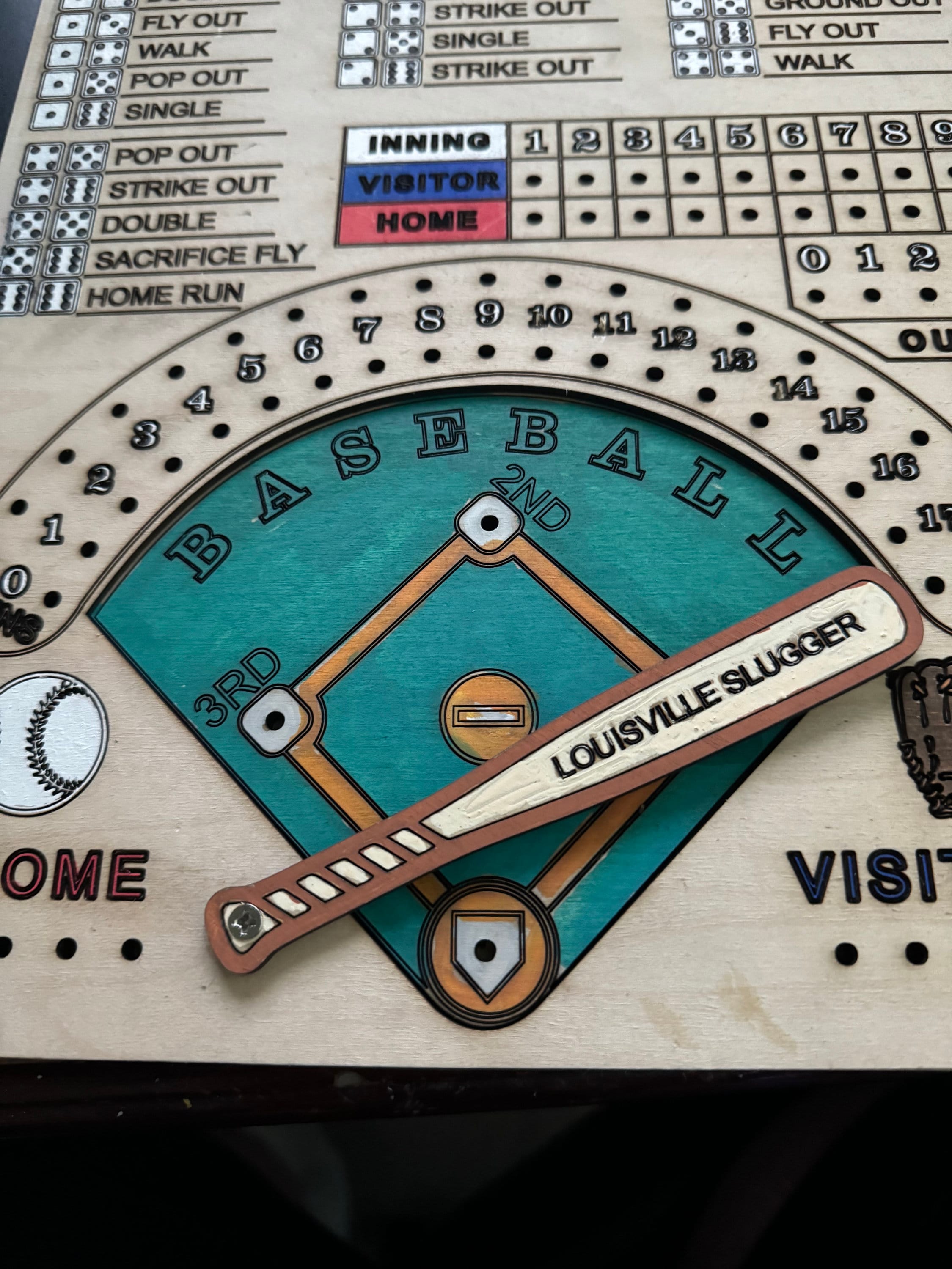 Tabletop Baseball Game 11x10 - Etsy