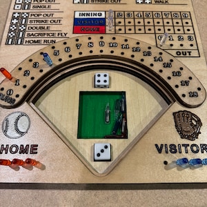 Tabletop Baseball Game 11x10 - Etsy