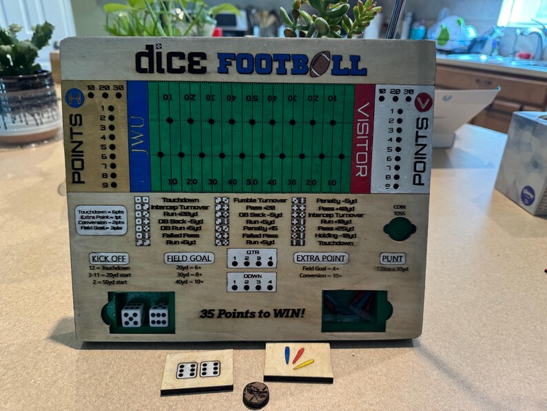 Tabletop/dice Football - Etsy