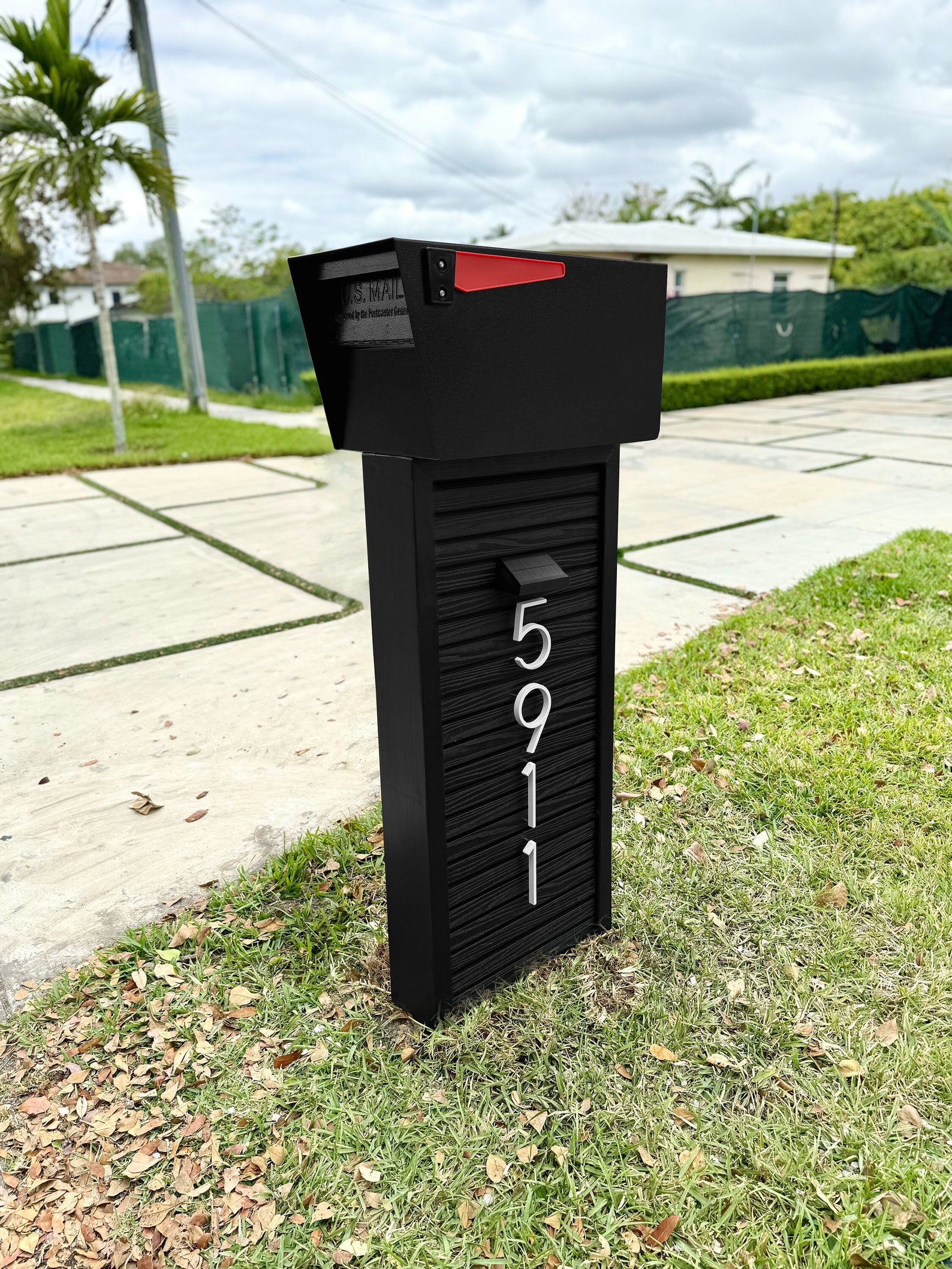 SLATSECURE LUXE Locking Mailbox - Mail Boss USPS Approved Modern ...