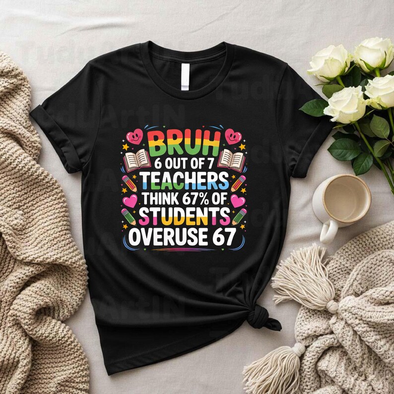 6 Out of 7 Teachers Think 67% of Students Overuse 67 Meme Png, Funny ...